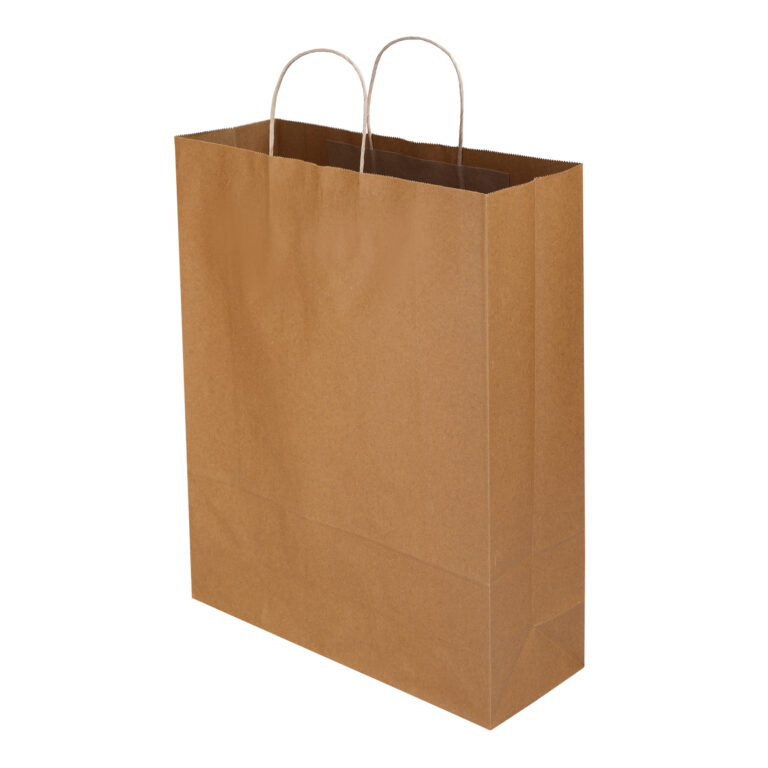 Brown Paper Bags with Handles - Adeera Pack