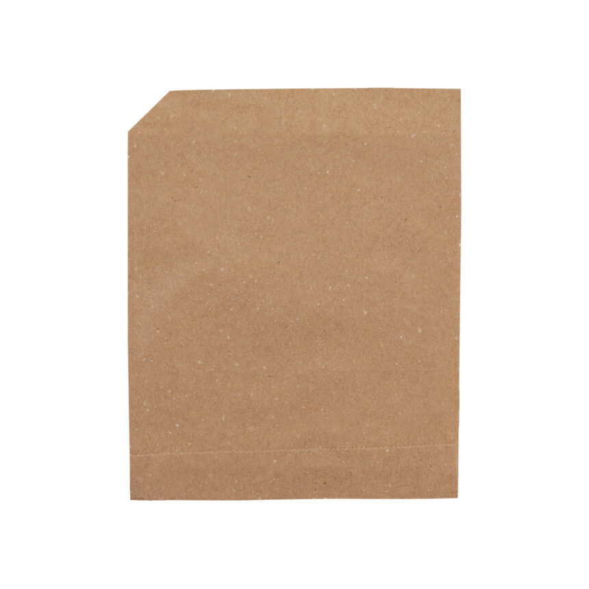 Paper Pouch - Brown and White