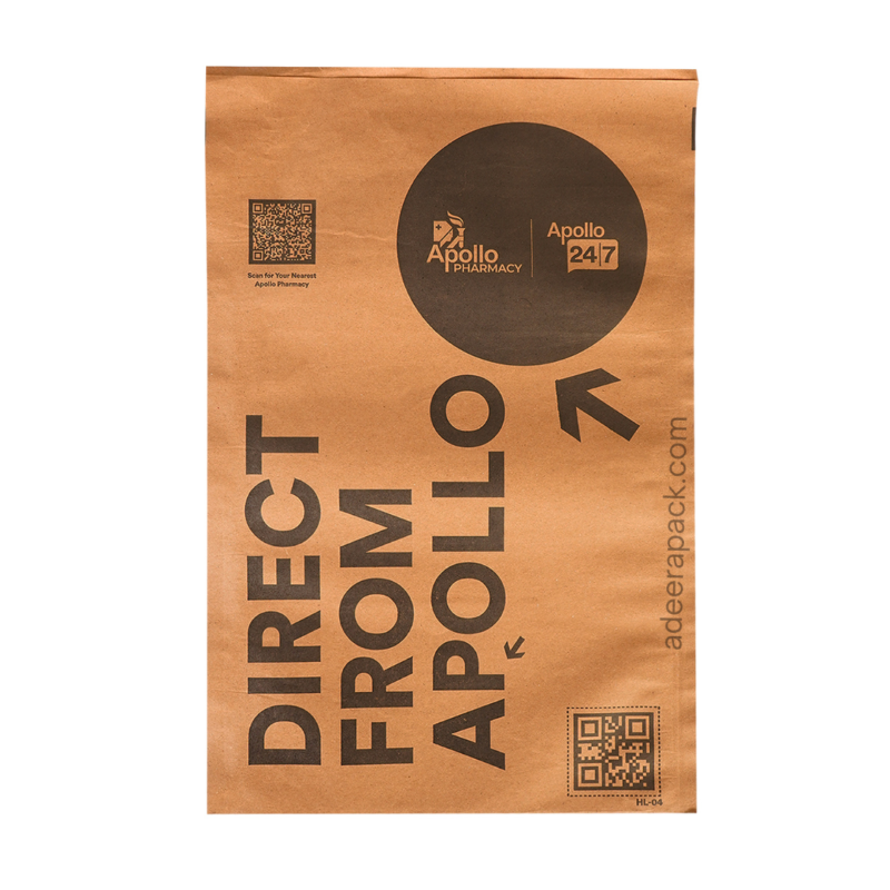 Pharmacy/Medical mailer paper bag - Adeera Pack